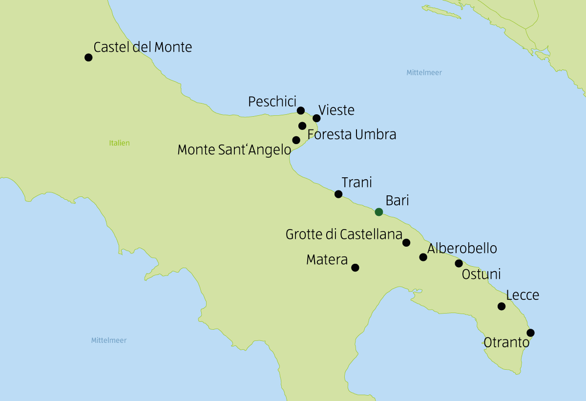 Apulien - Rundreise | HOFER REISEN
