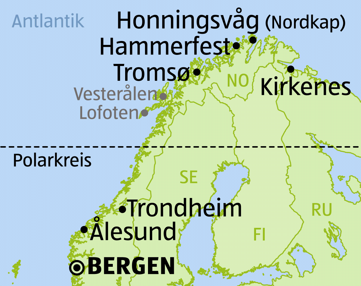 Norwegische Postschiffroute - Kreuzfahrt & City-Trip | HOFER REISEN