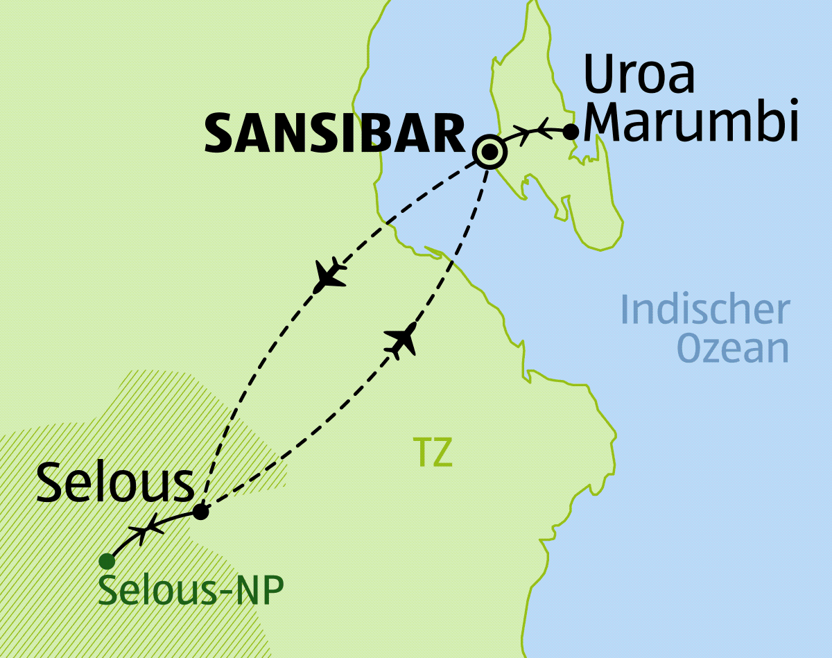Sansibar & Selous - Safari & Baden | HOFER REISEN