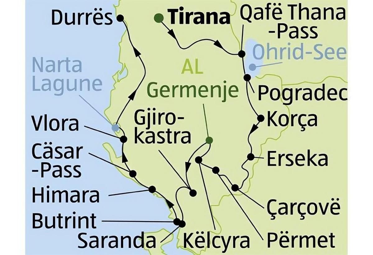 Auf dem Rad durch Albanien - Radtour | HOFER REISEN